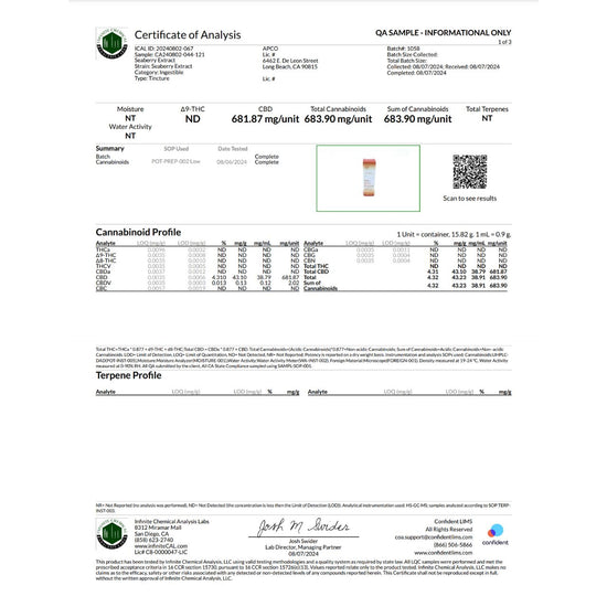 [CBD × シーベリー（サジー）オイル]CBD400mg - le-kku（レック）｜CBD Library - 日本最大級のCBDオイル専門のセレクトショップ